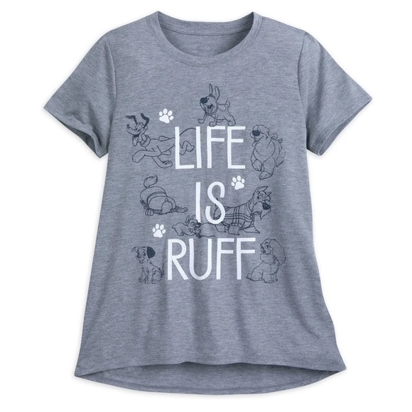 Disney | Tops | Disney Parks Authentic Original Disney Dogs Life Is ...